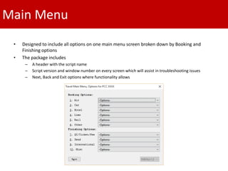 Sabre Script Overview | PPT