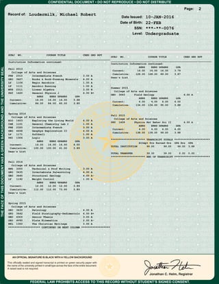 Michael Loudermilk Transcript | PDF
