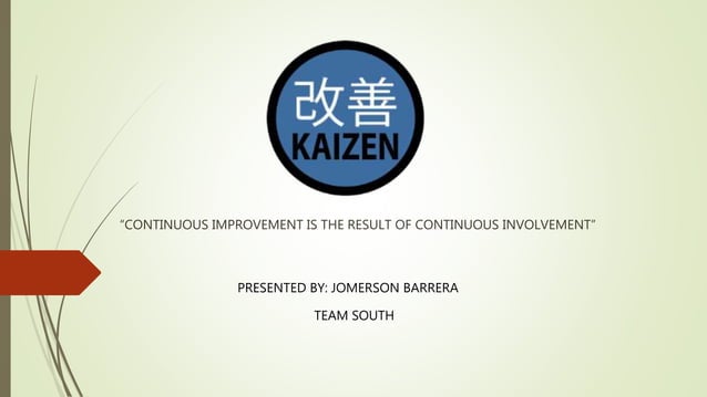 KAIZEN | PPTX | Business | Business and Finance