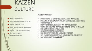 KAIZEN | PPTX | Business | Business and Finance