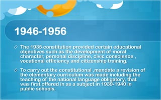 Journey in the Basic Education Curricular reforms | PDF