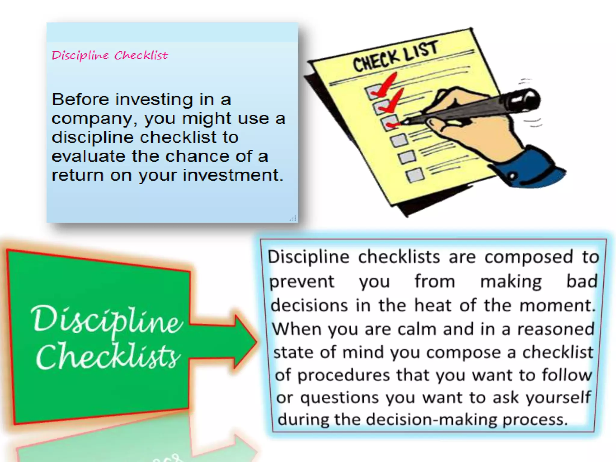 different kinds of checklist ppt | PPTX