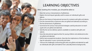 ED104_WEEK 12_Students who are GIFTEDNESS AND TALENTED.pptx