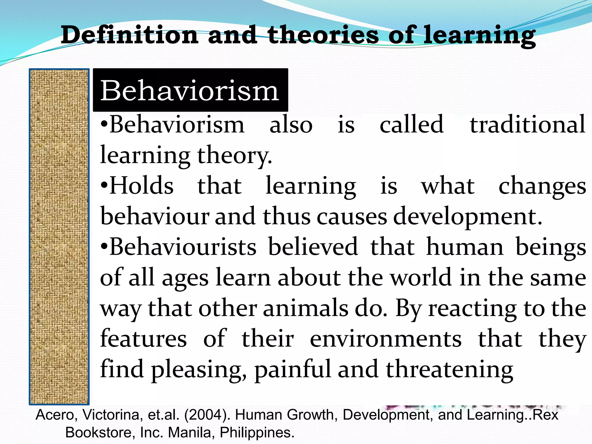 Learner: Components of Effective Teaching | PPTX