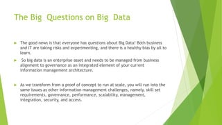 Big Data Practice_Planning_steps_RK | PPTX