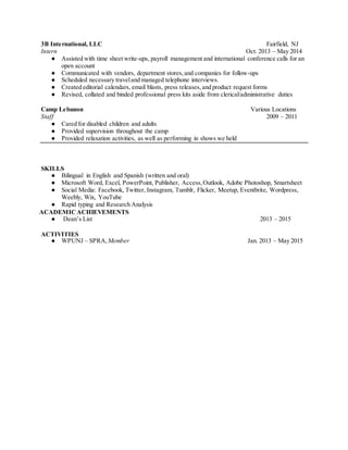 Elivedettee Resume | DOCX