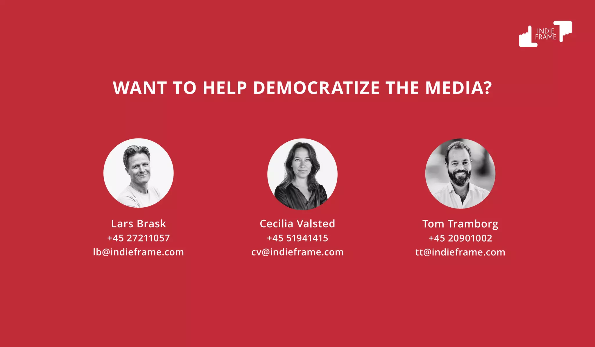 ED19 Presentation: Lars Brask Frederiksen of Indieframe | PDF