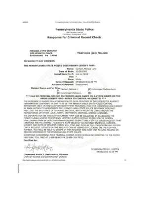 Criminal Record Check 2015 PDF Criminal Record Check 2015 PDF