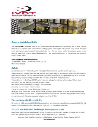 Electric Pallet Truck Weighing Scales, ED2 ep v1600 | PDF