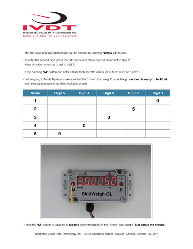 SkidWeigh ED2E Series, forklift overload warning | PDF