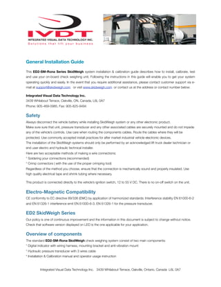 Ed2 sm-rona installation & calibration instructions | PDF ...
