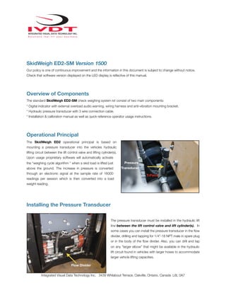 Forklift weighing scale with overload warning | PDF