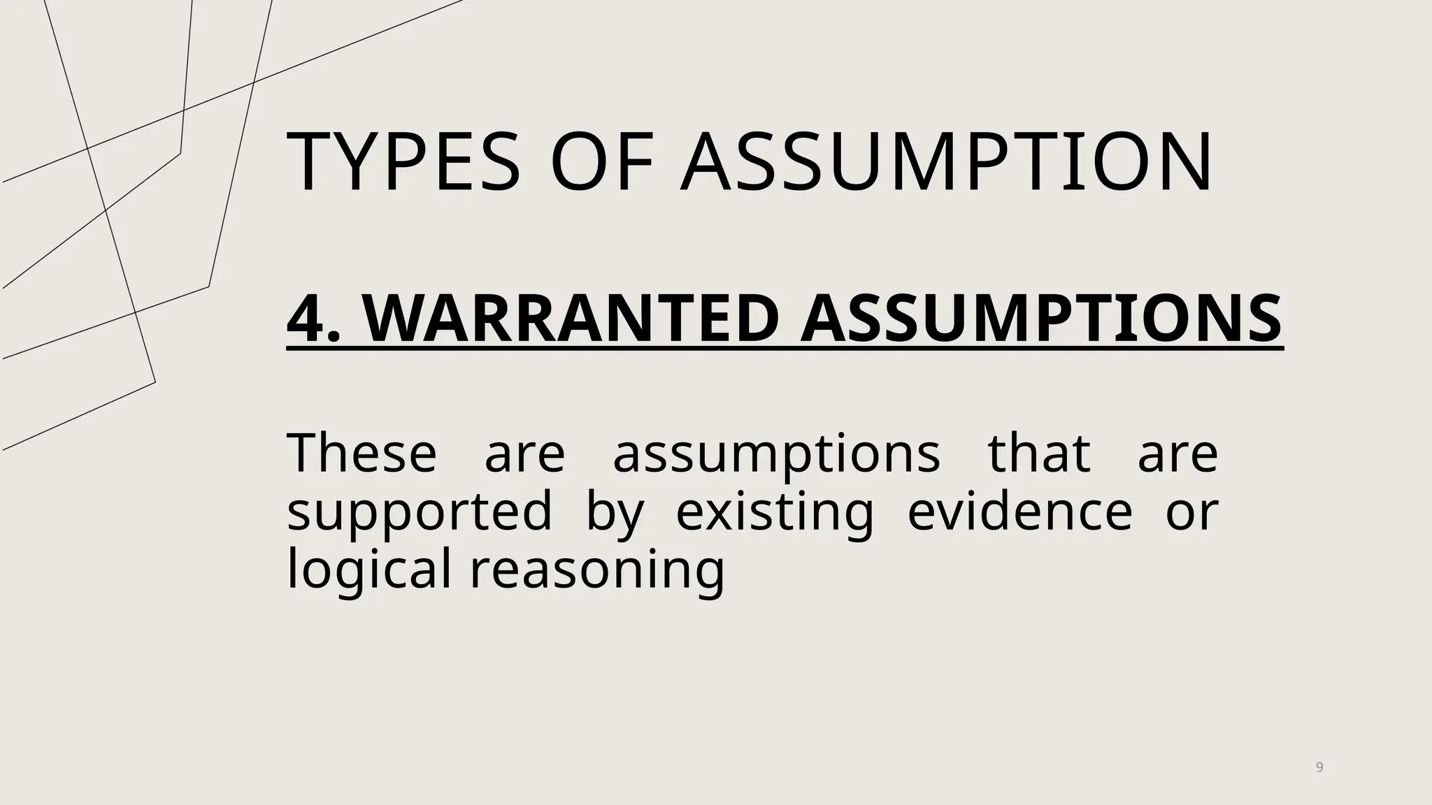 Understanding Assumption in Research Study. What are the assumptions ...