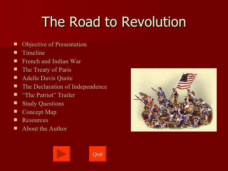 Road To Revolution Timeline Timetoast Timelines