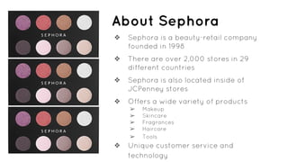 Sephora Service Audit Presentation | PDF