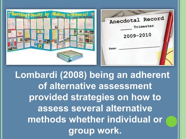 Alternative Assessment | PPTX
