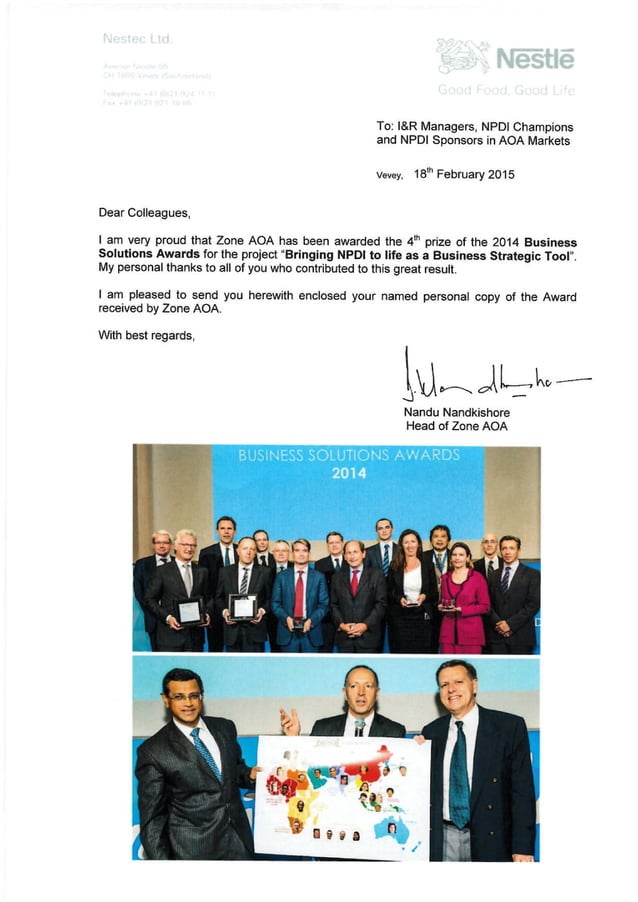 Mohamed's I&R award 2014 | PDF