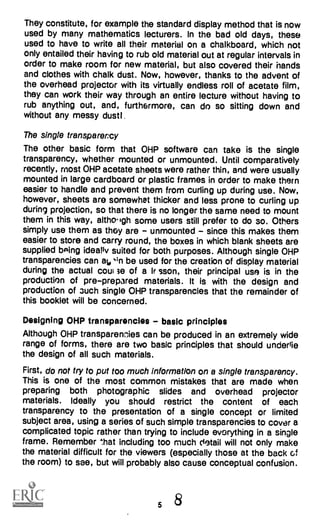 overhead projector guide | PDF