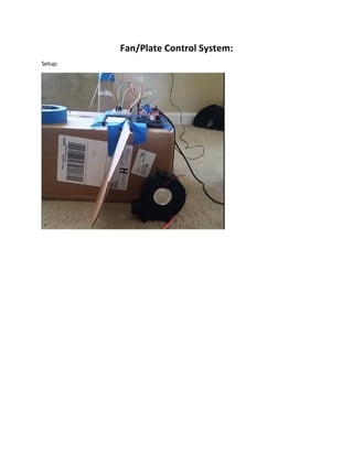 Fan_plate control system | PDF