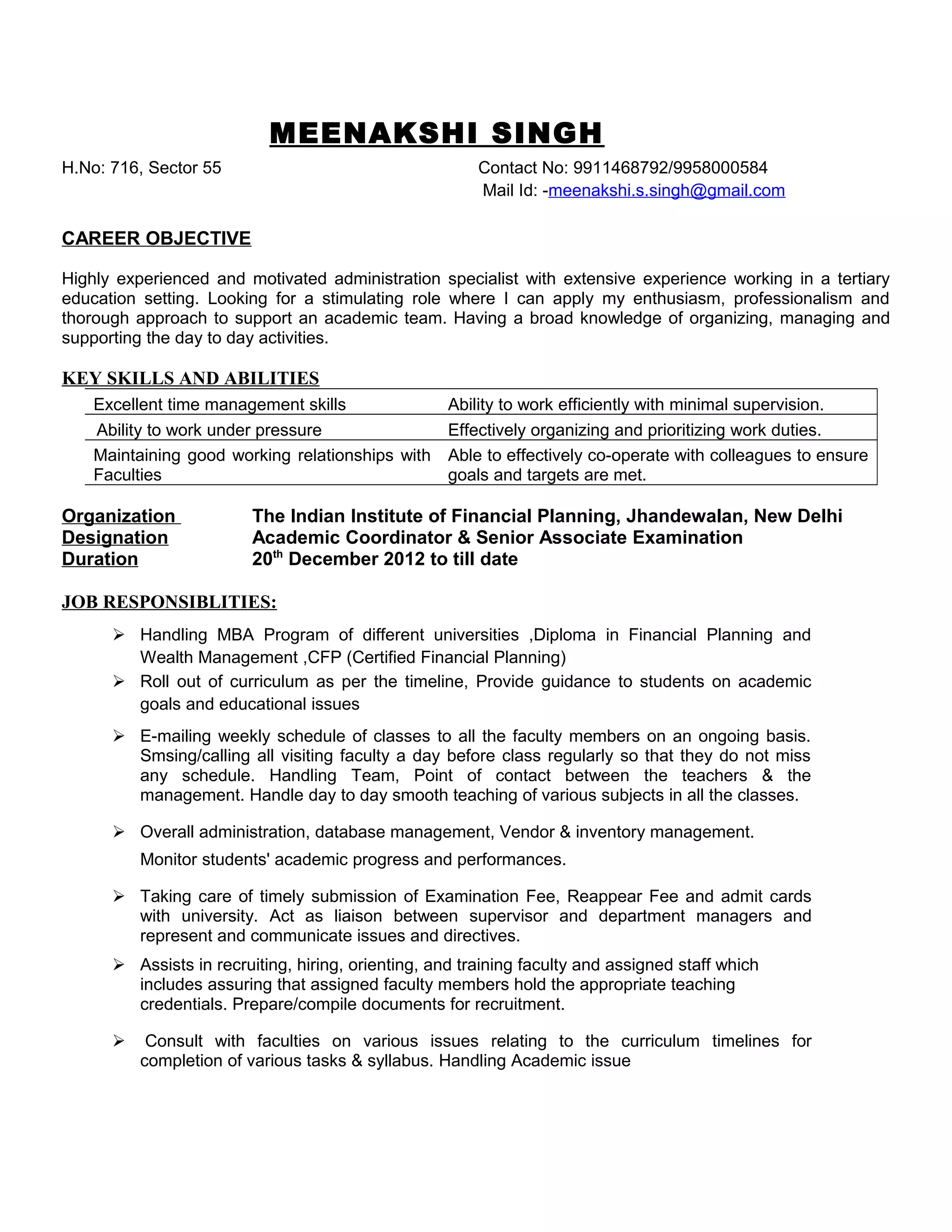 Meenakshi Singh | DOC