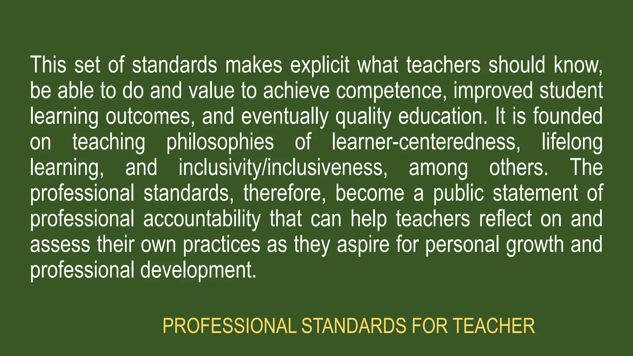 Professional Education 2 The Teaching Profession | PPTX