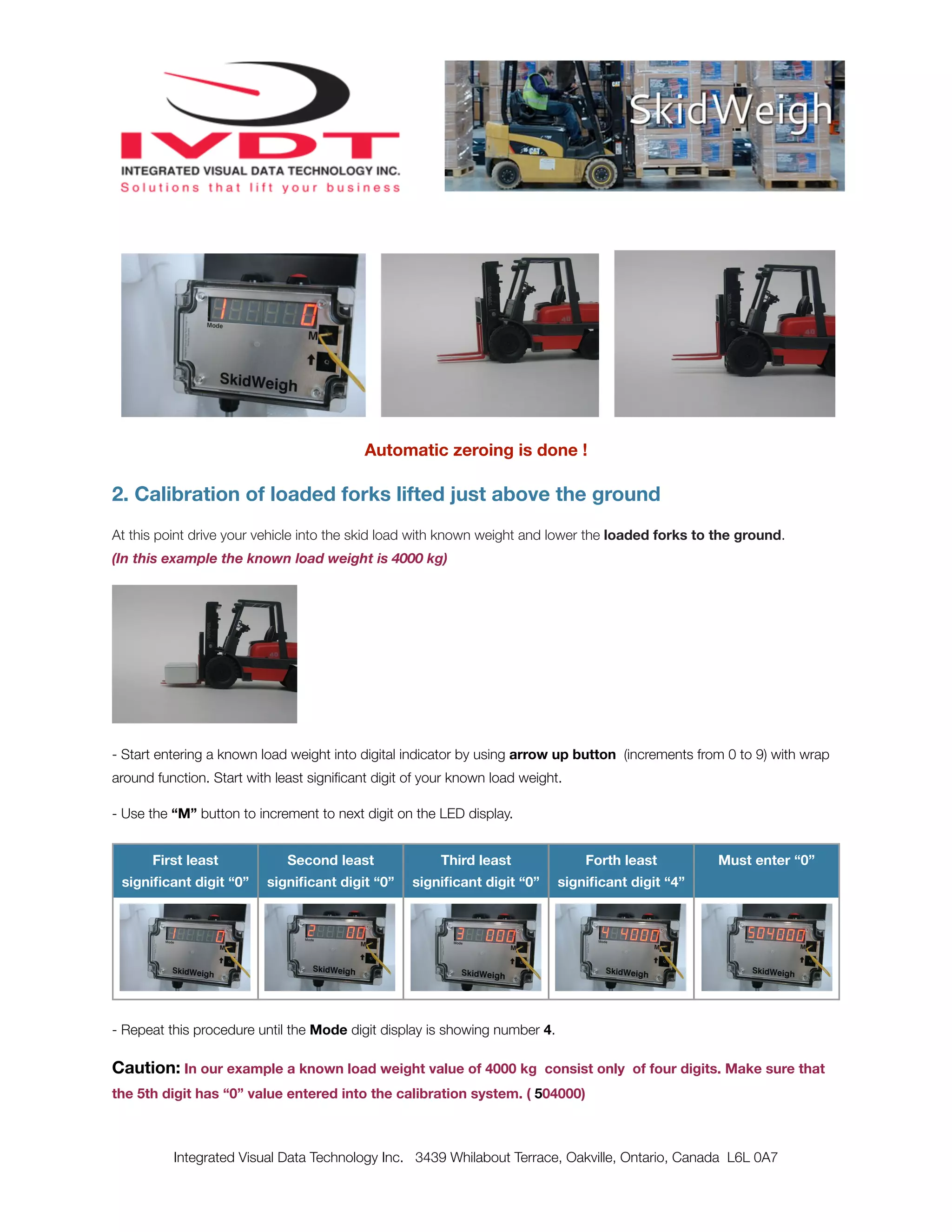 Ed2 skidweigh installation & calibration | PDF