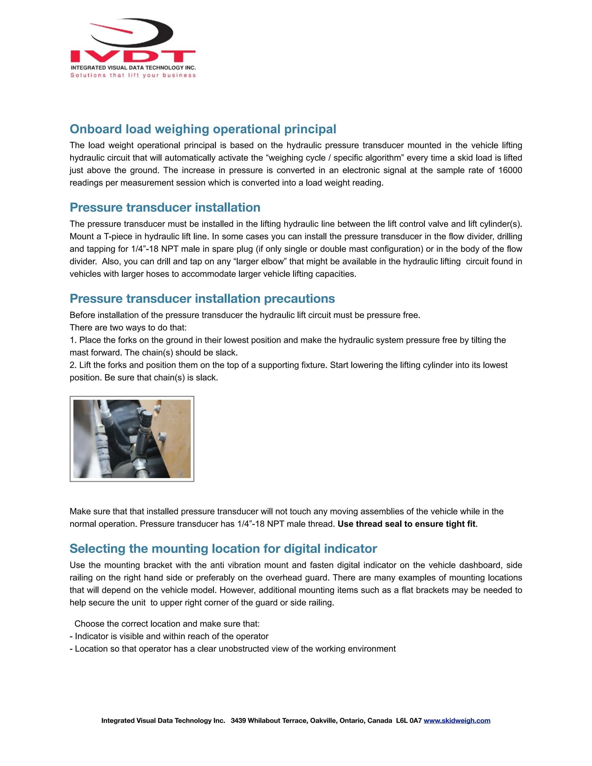 ED3-DIM SkidWeigh Plus Lift Truck LTL freight dimensioning and load ...
