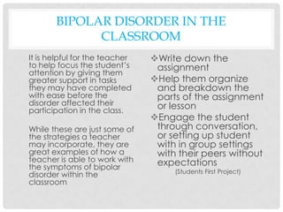Ed300 bipolar disorderpp | PPT