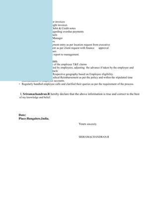 sriram rn | DOC | Credit Cards | Personal Debt