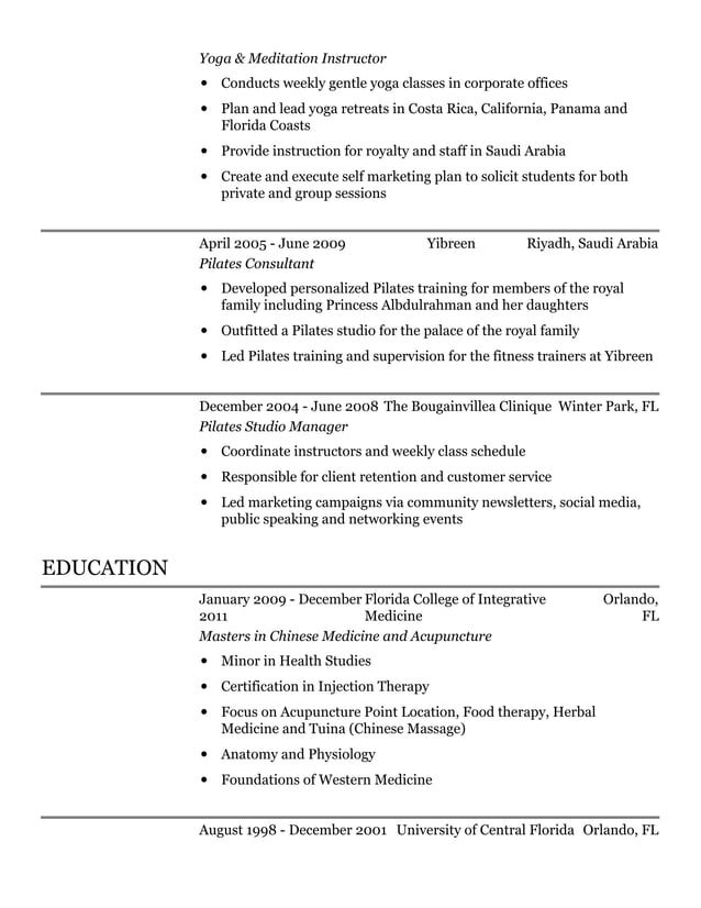 CS Acupuncture Physician Resume | PDF | Holistic Health | Alternative ...