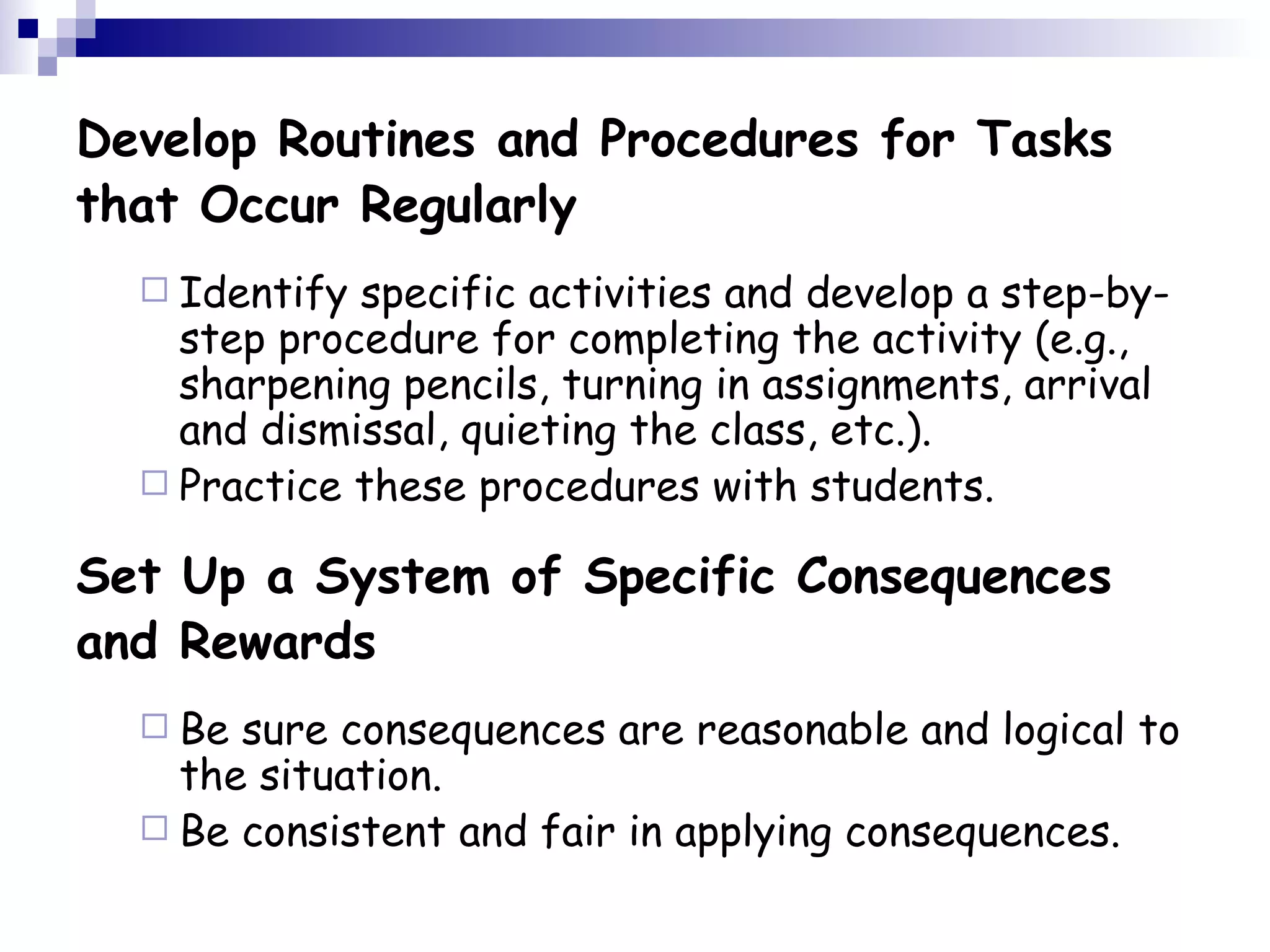 Classroom Management and Organization | PPT