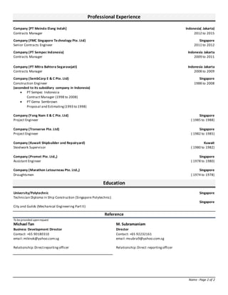 Resume Seah Eng Leng | DOCX