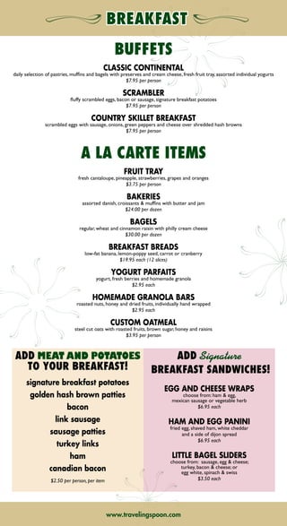 TRAVELINGSPOONMENU | PDF