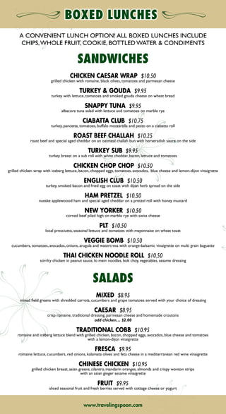 TRAVELINGSPOONMENU | PDF