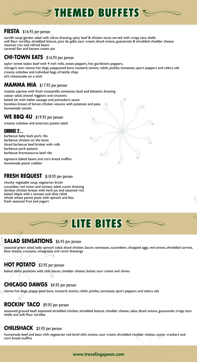 TRAVELINGSPOONMENU | PDF