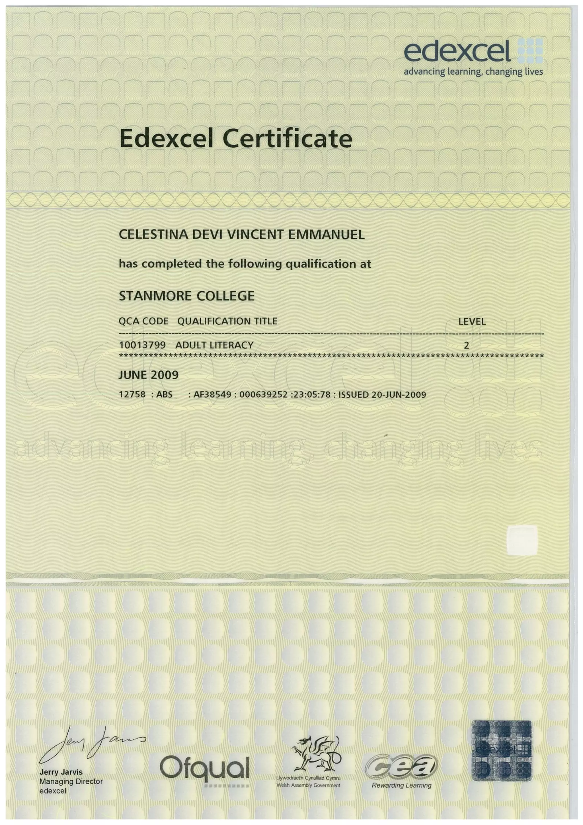 Edexcel Certificate | PDF