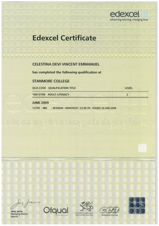Edexcel Certificate | PDF