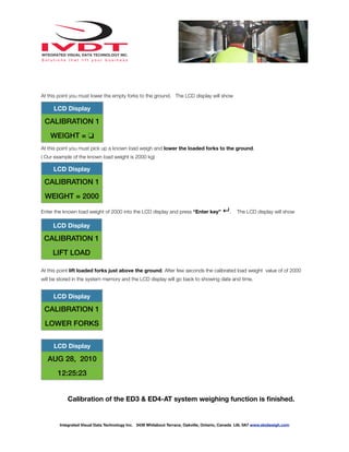 Ed3 & ed4 at installation & calibration v!)! | PDF