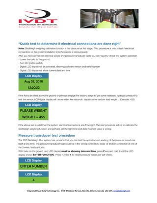 Ed3 & ed4 sm installation & calibration v101 | PDF