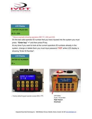 Lift Truck Weighing Scales | PDF