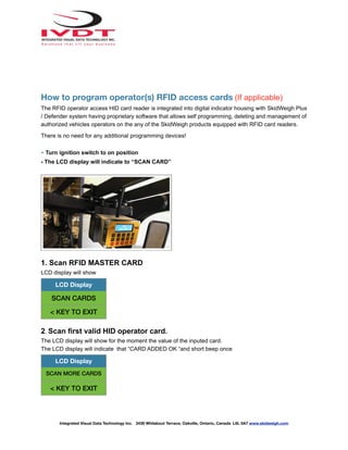 Lift Truck Weighing Scales | PDF