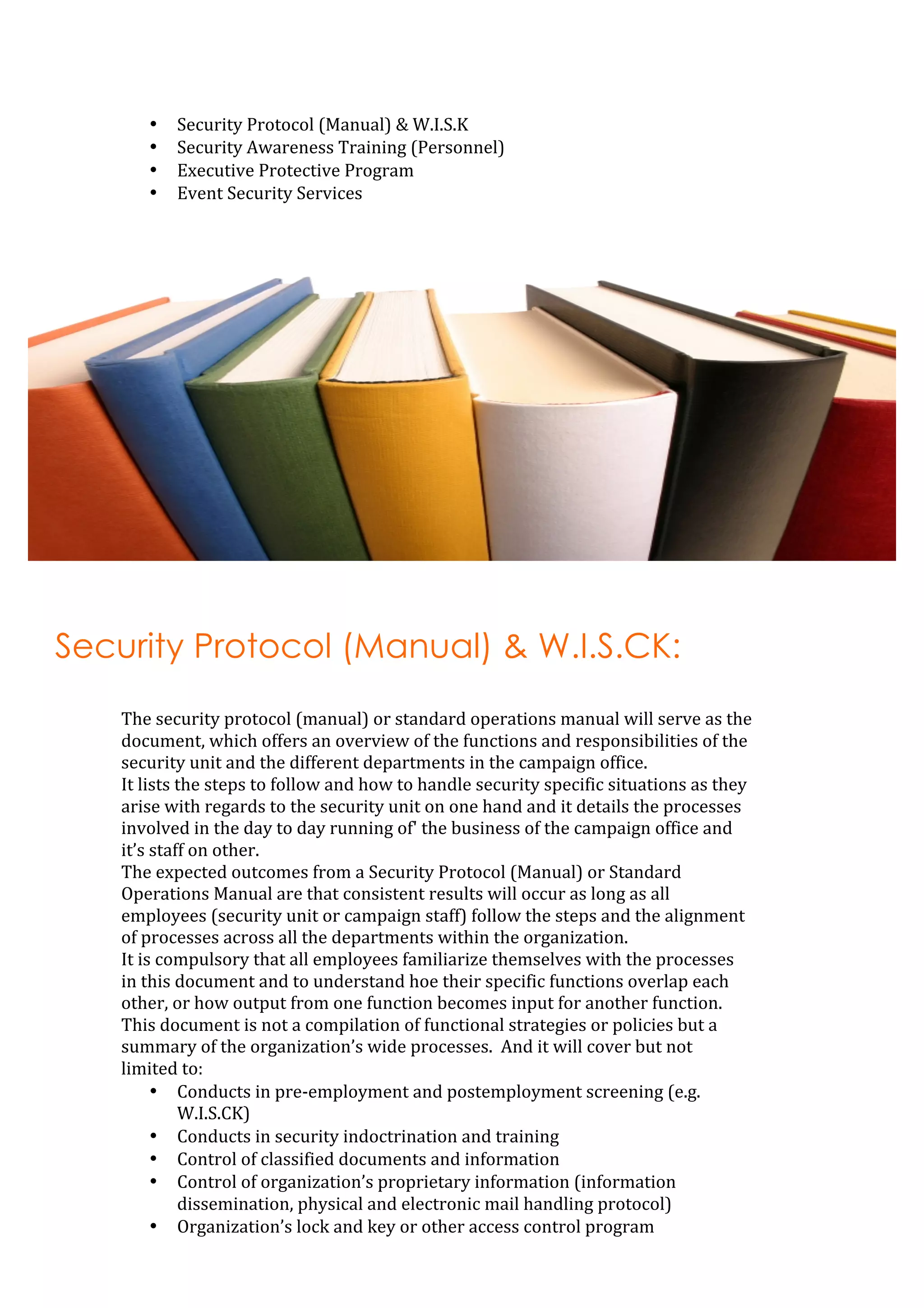 Security Proposal for High Profile/Government Individual | PDF