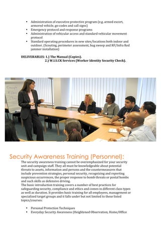 Security Proposal for High Profile/Government Individual | PDF