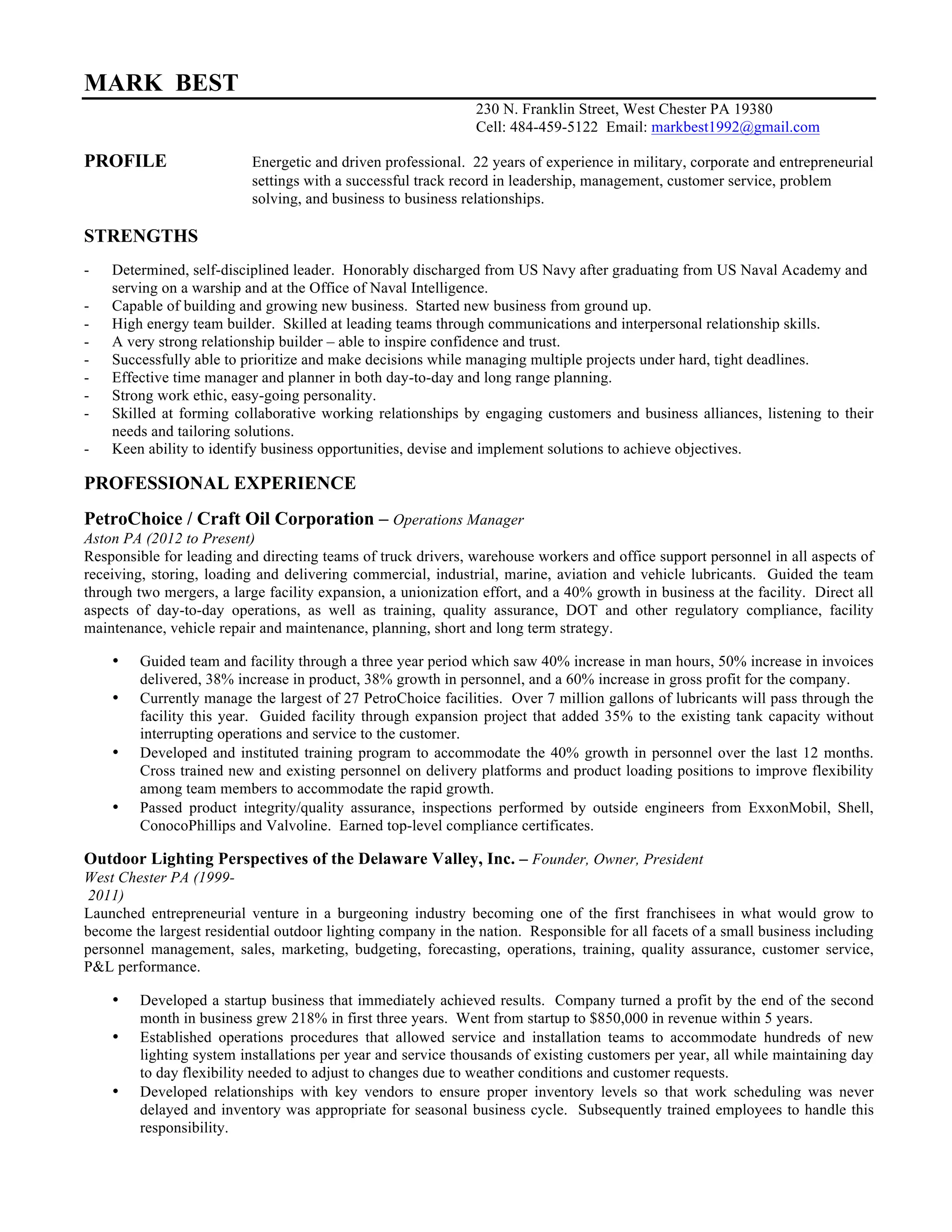 Mark Best CV-3 | PDF