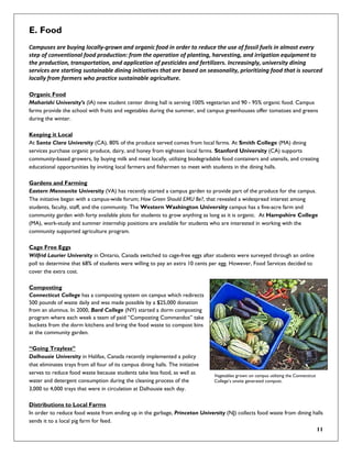 Campus Sustainability Best Practices | PDF | College Planning | College ...
