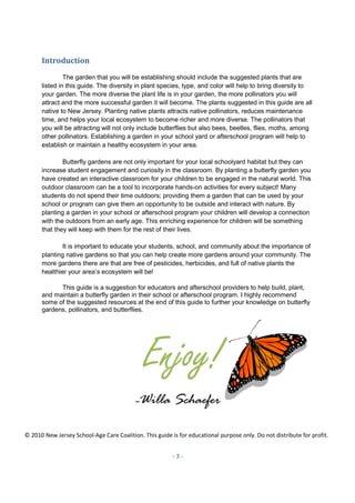 Creating a School Butterfly Garden | PDF