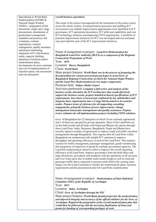 160929 SS CV in WB and ADB Format | PDF