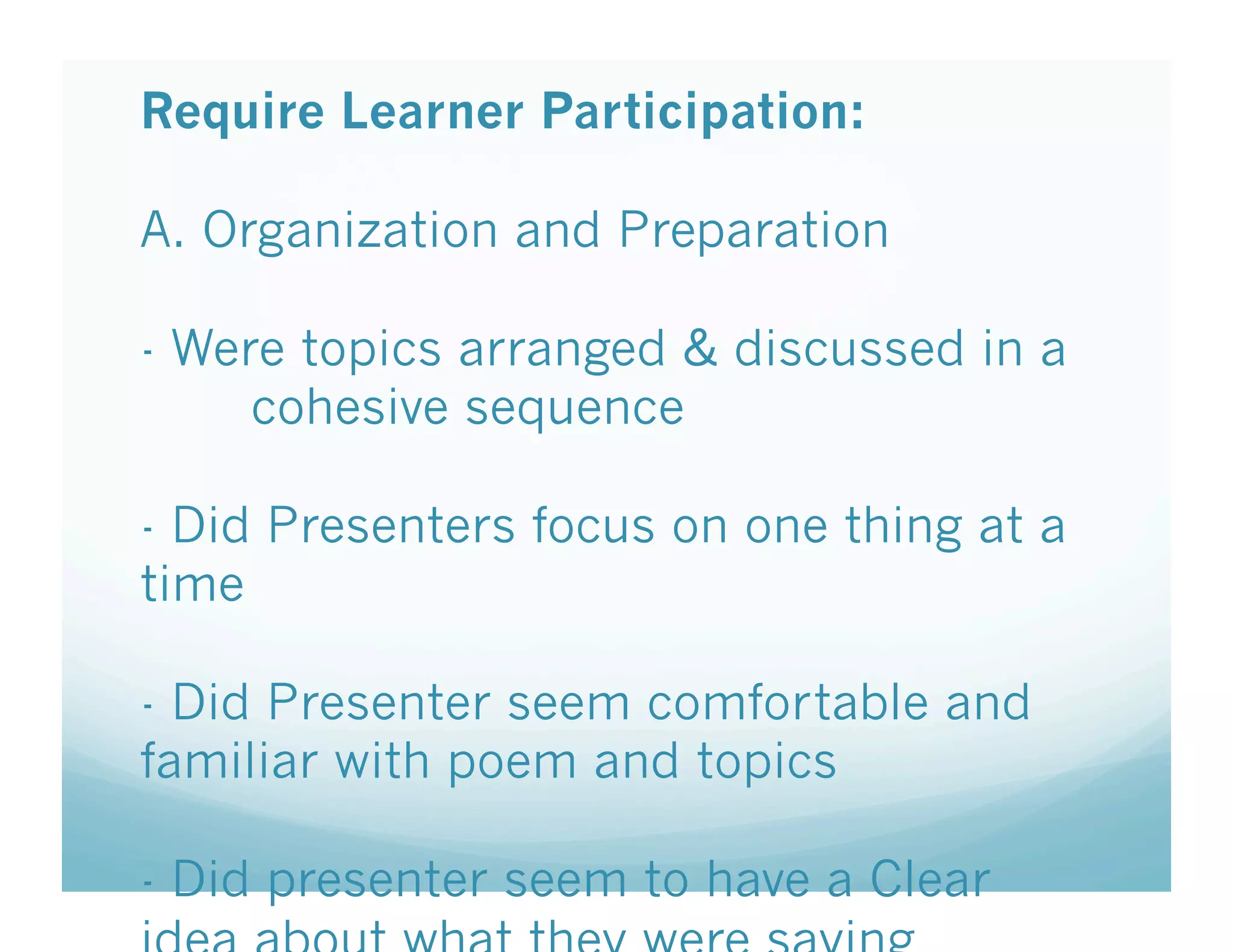 Poe Presentation Lesson Plan | PPT