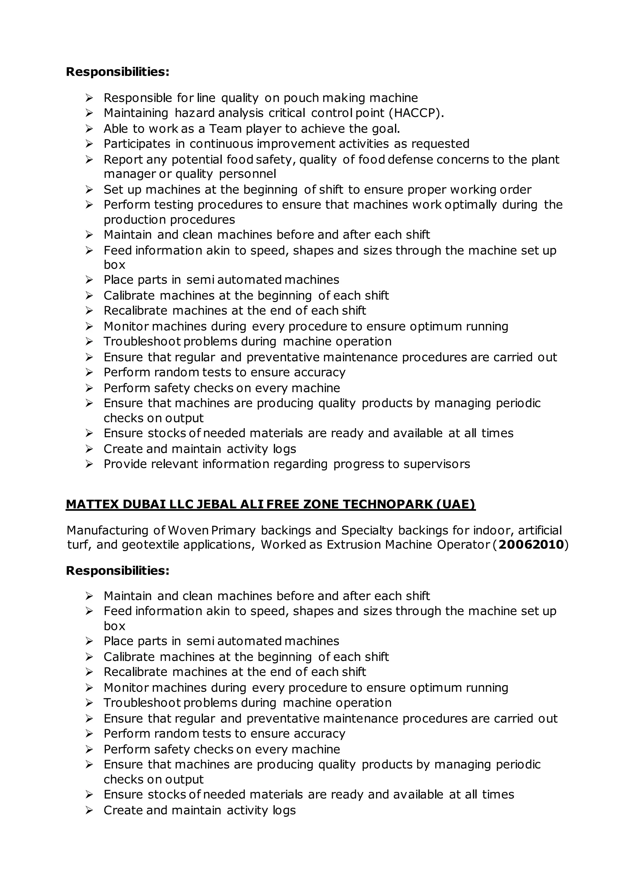 MOHAMMED IDREES CV | DOCX