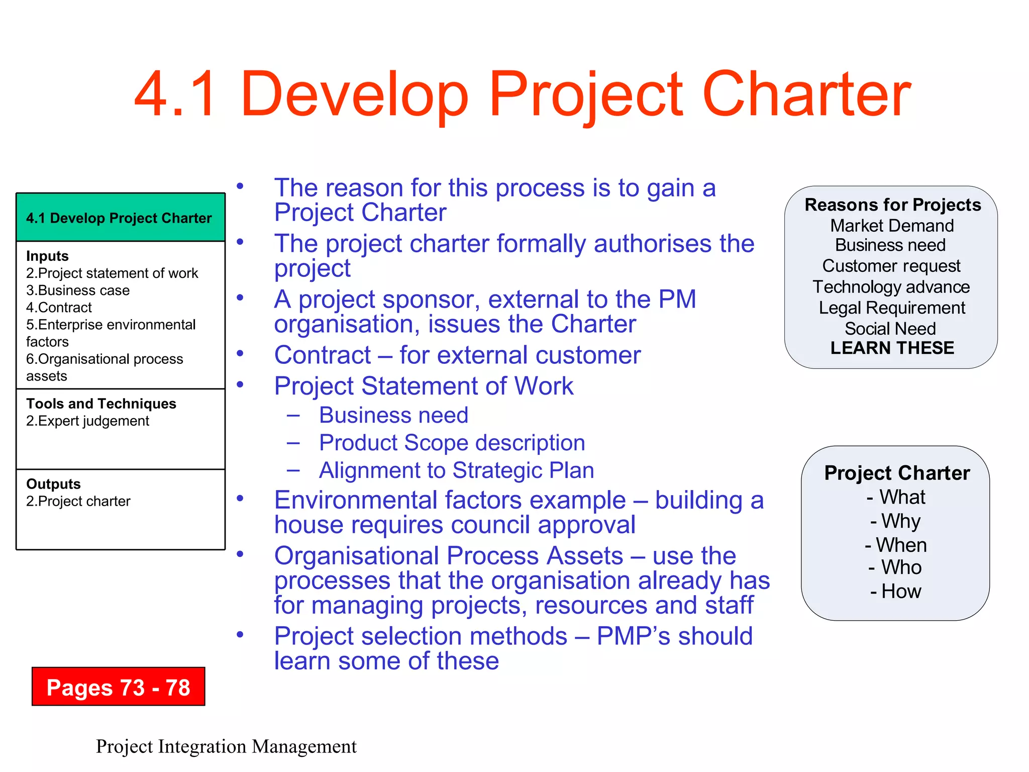 Ed4 P4 Project Integration Management | PPT
